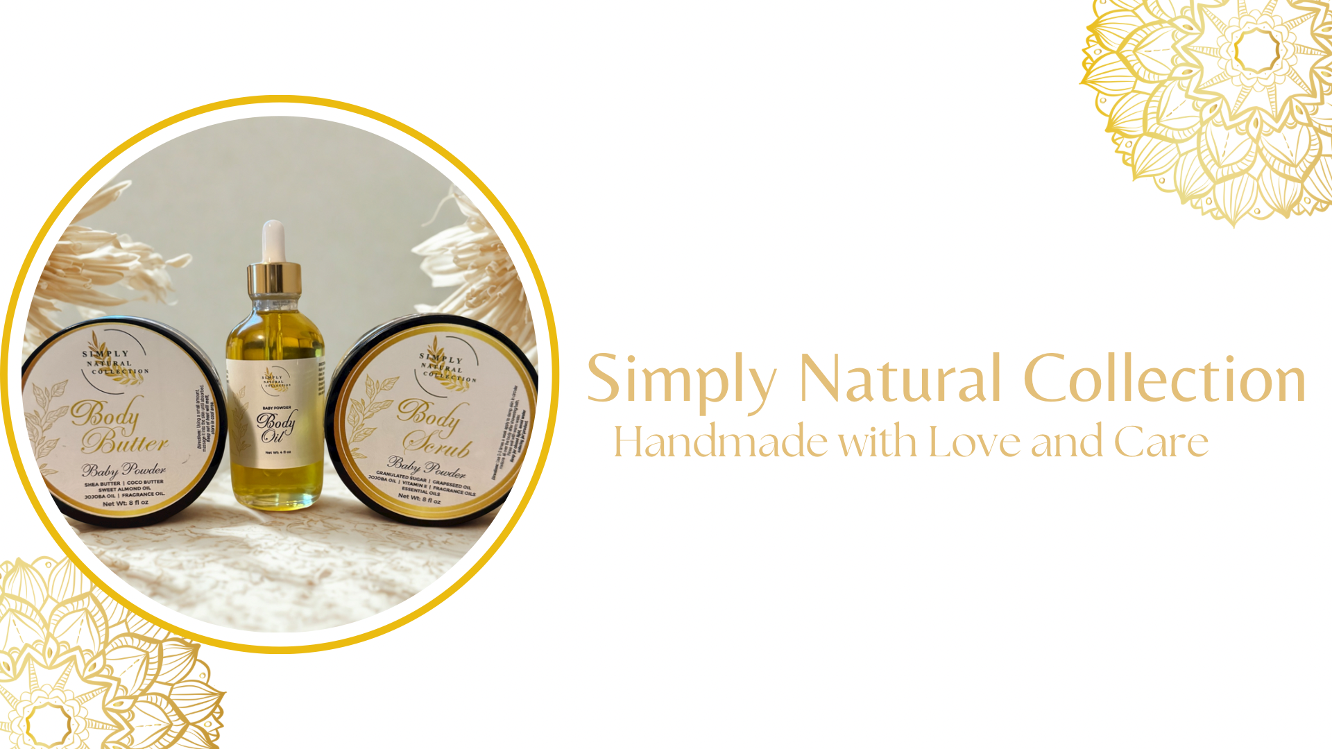 Simply Natural Collection plant-based all natural skincare products